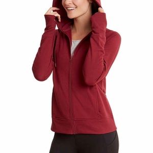 Danskin | Jackets & Coats | Danskin Womens Hooded Jacket Full Zip ...